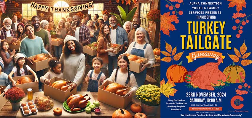 Join Us for the Annual Free Turkey Giveaway! – Alpha Connection