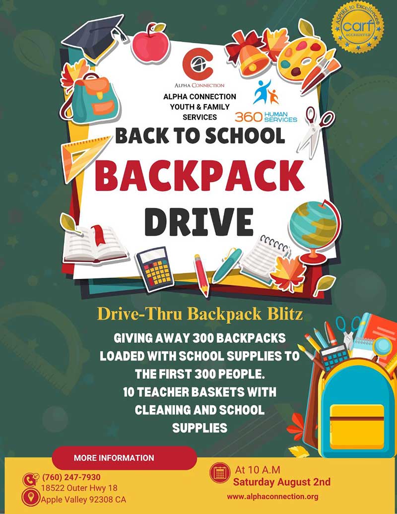 Back-to-School Backpack Giveaway 2025 – Alpha Connection
