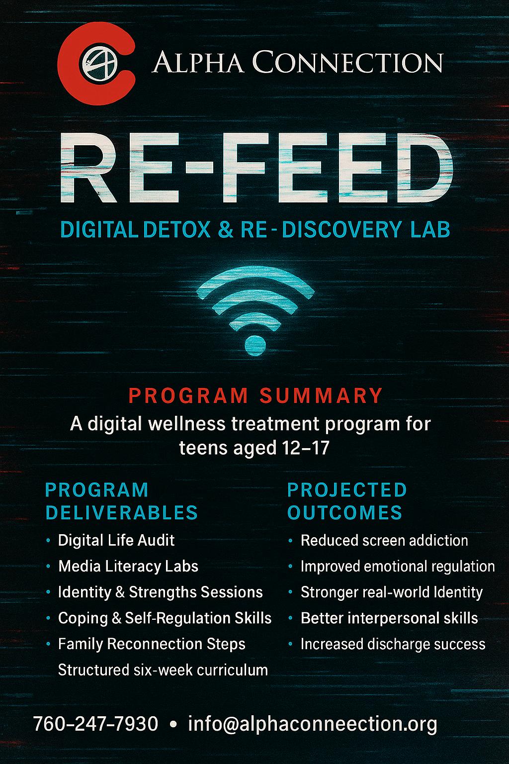 RE-FEED: Digital Detox & Re-Discovery Lab – Alpha Connection